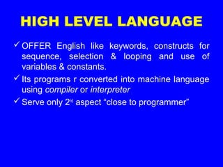 General OOP Concepts | PPT | Programming Languages | Computing