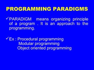 General OOP Concepts | PPT | Programming Languages | Computing