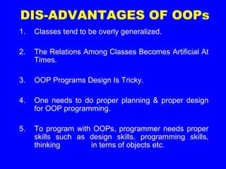 General OOP Concepts | PPT | Programming Languages | Computing