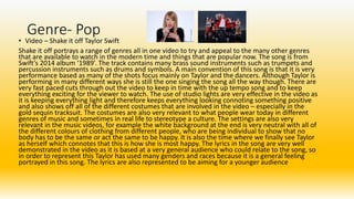 5 genres 3 videos | PPTX