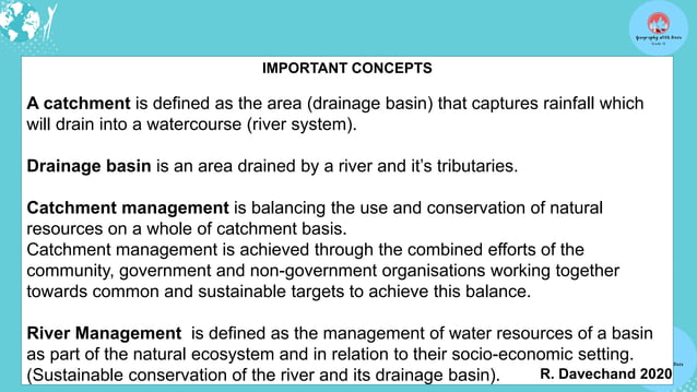 5 Geography Grade 12 River catchment management PPT's.pdf | Agriculture ...
