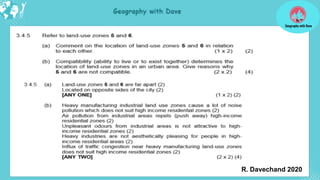 5 Geography Grade 12 Urban structure and patterns - Models of Urban ...
