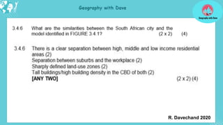 5 Geography Grade 12 Urban structure and patterns - Models of Urban ...