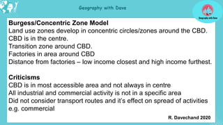 5 Geography Grade 12 Urban structure and patterns - Models of Urban ...