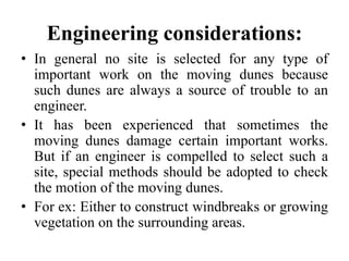 Geological work of natural agencies like wind | PPTX