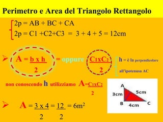 Geometria - quadrato rettangolo triangolo cerchio teorema pitagora | PPT