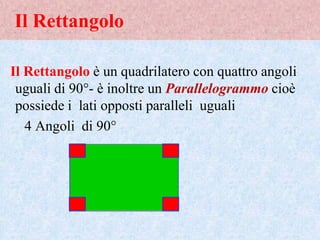 Geometria - quadrato rettangolo triangolo cerchio teorema pitagora | PPT