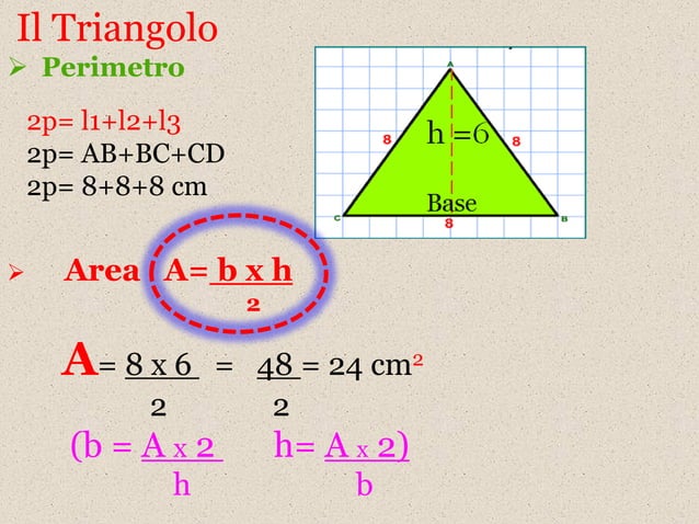Geometria - quadrato rettangolo triangolo cerchio teorema pitagora | PPT