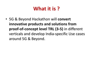 5G Hackathon - Brainstorming Session.pptx