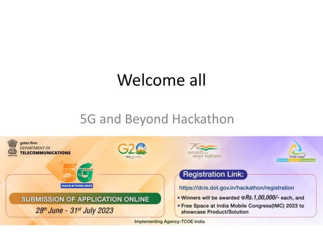 5G Hackathon - Brainstorming Session.pptx