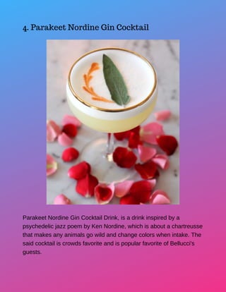 5 Gin Cocktail Combination Drinks | PDF | Alcoholic Beverages | Food ...