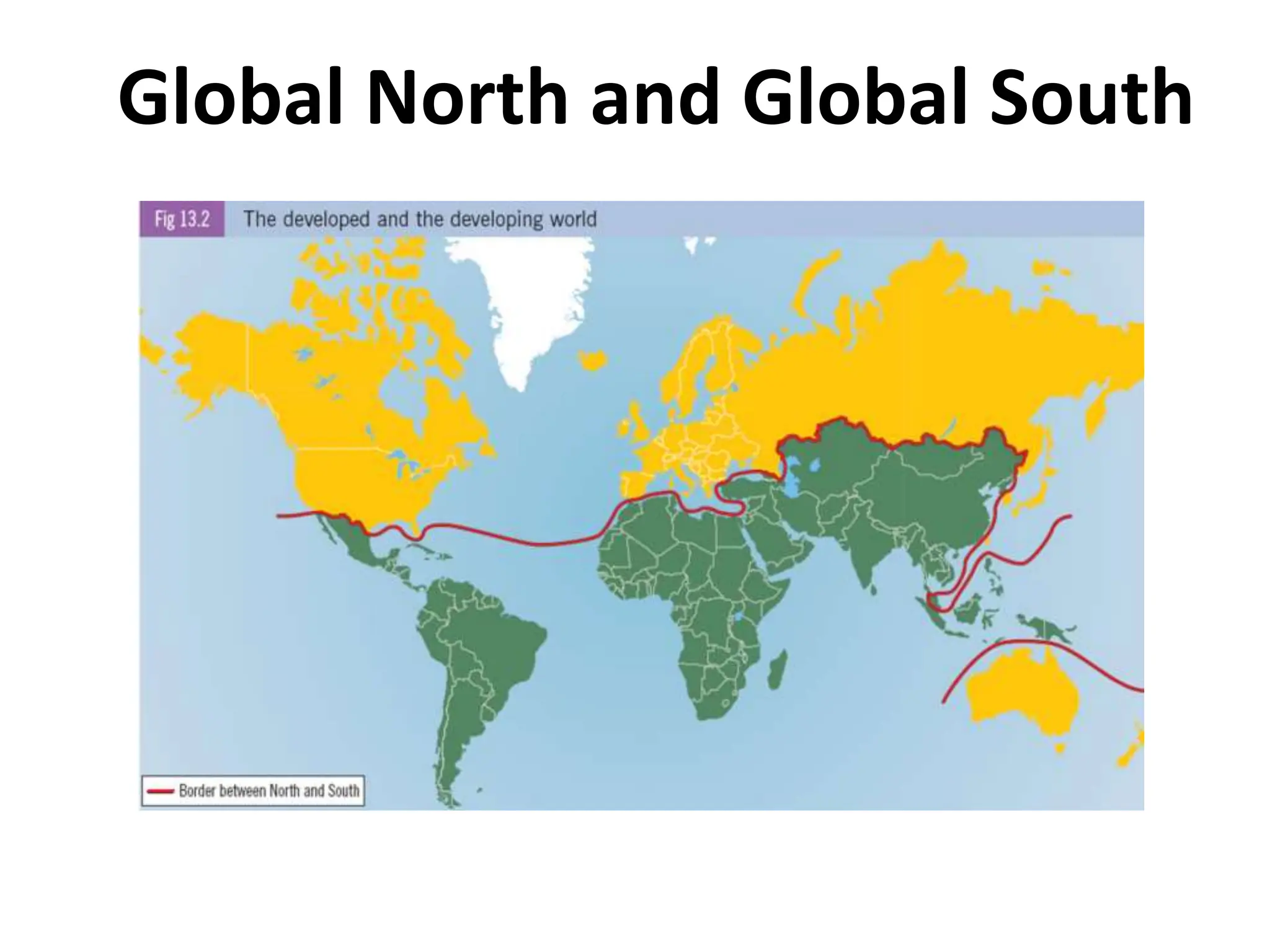 The Global Divide (North and South): The Contemporary World | PPTX
