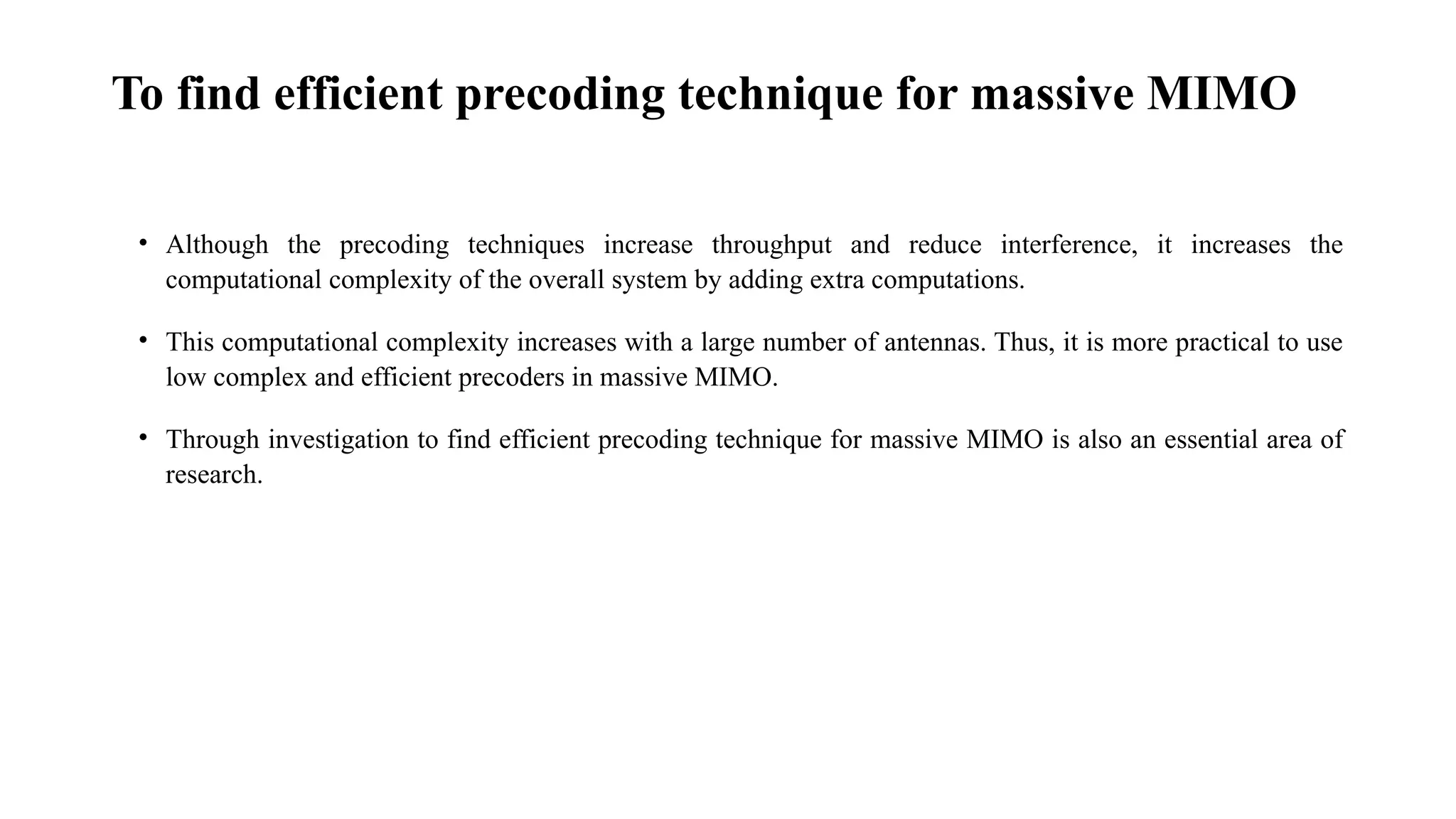 Research topics of 5G Massive MIMO networking | PPTX