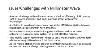 5 G millimeterwave | PPTX | Computer Networking | Computing