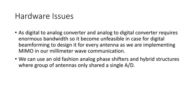 5 G millimeterwave | PPTX | Computer Networking | Computing