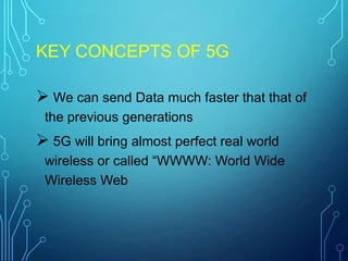5 g mobile technologies | PPTX