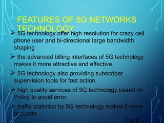 5 g mobile technologies | PPT