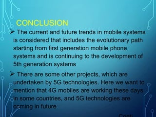 5 g mobile technologies | PPT