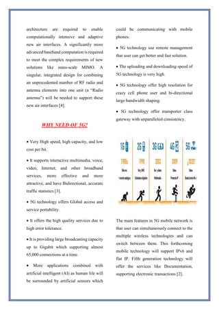 5 g mobile technology | PDF
