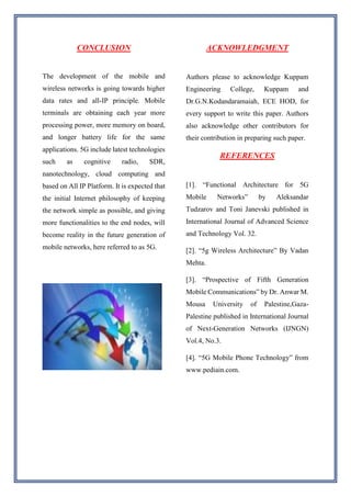 5 g mobile technology | PDF