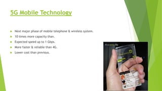 5 g mobile technology | PPTX