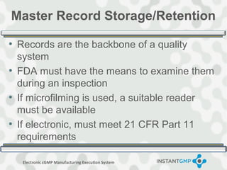 Instant GMP Compliance Series -Better Compliance through Master ...