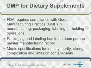 Instant GMP Compliance Series -Better Compliance through Master ...