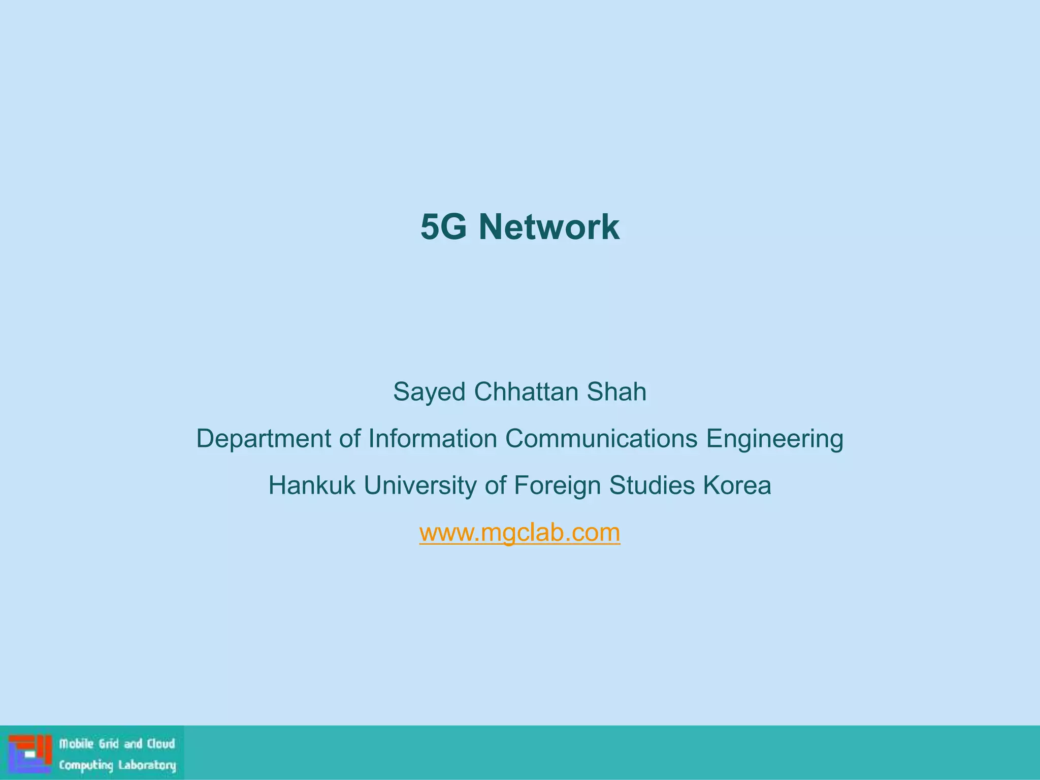 5G Network: Requirements, Design Principles, Architectures, and ...