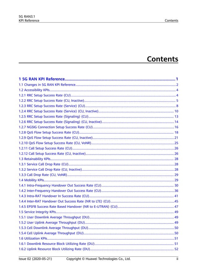 5G NR KPI References – RF (RAN) Optimization.pdf