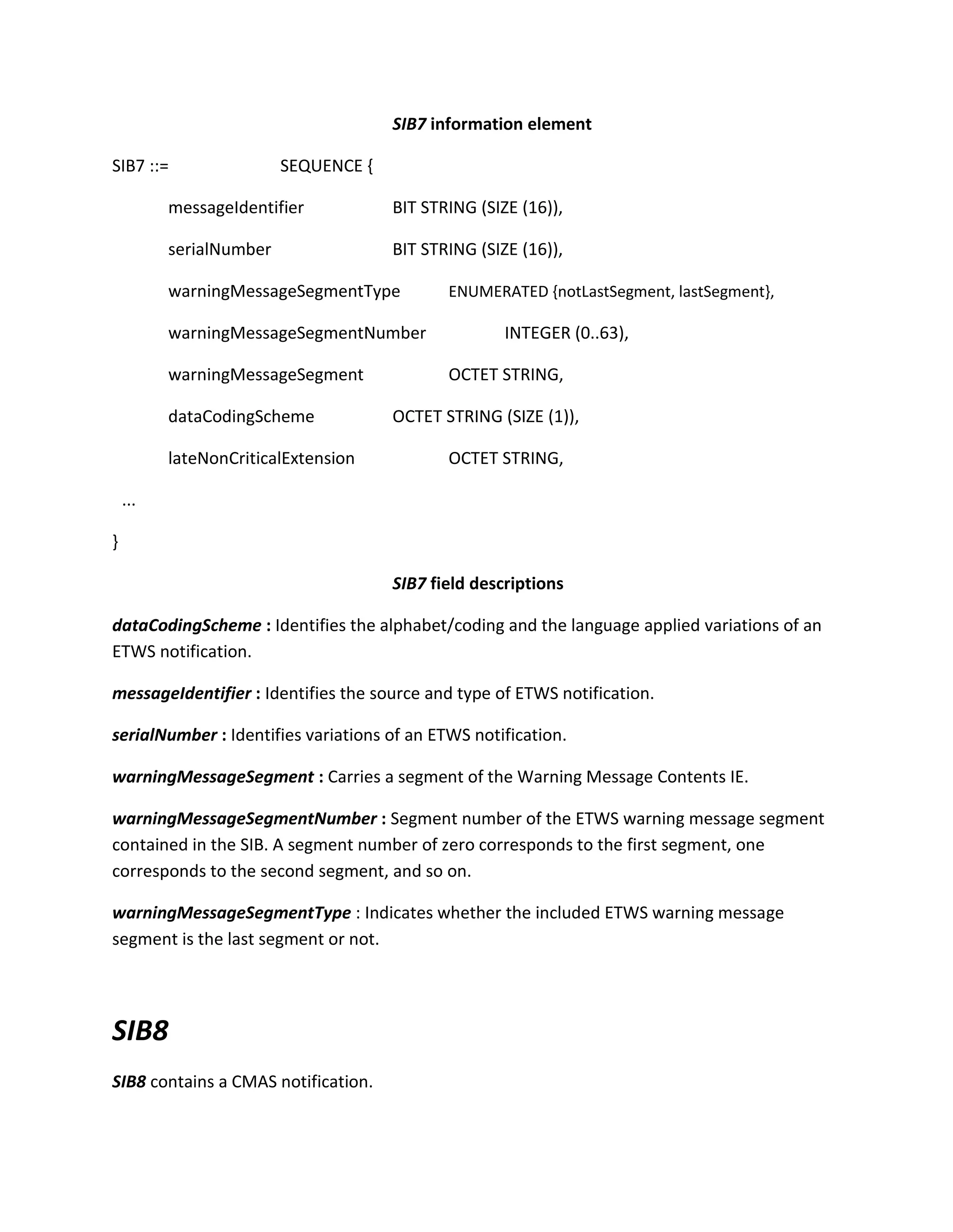 5G NR MIB and SIBs | PDF