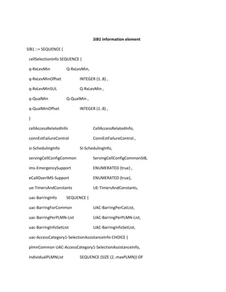 5G NR MIB and SIBs | PDF