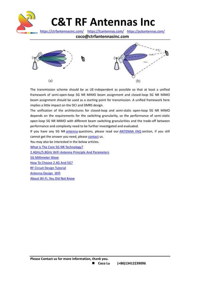 5G NR MIMO Transmission | PDF