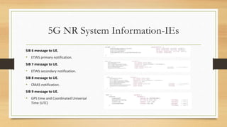 5G NR System Information | PPTX