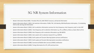 5G NR System Information | PPTX