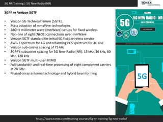 5G NR (New Radio) Training : Tonex Training | PPT