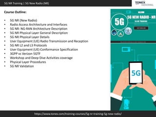 5G NR (New Radio) Training : Tonex Training | PPT