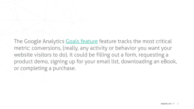 5 Google Analytics Features You Should Be Using | PPT