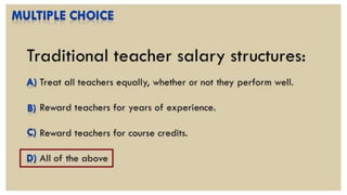 A Revised Salary Structure Based on Educator Effectiveness | PPTX ...