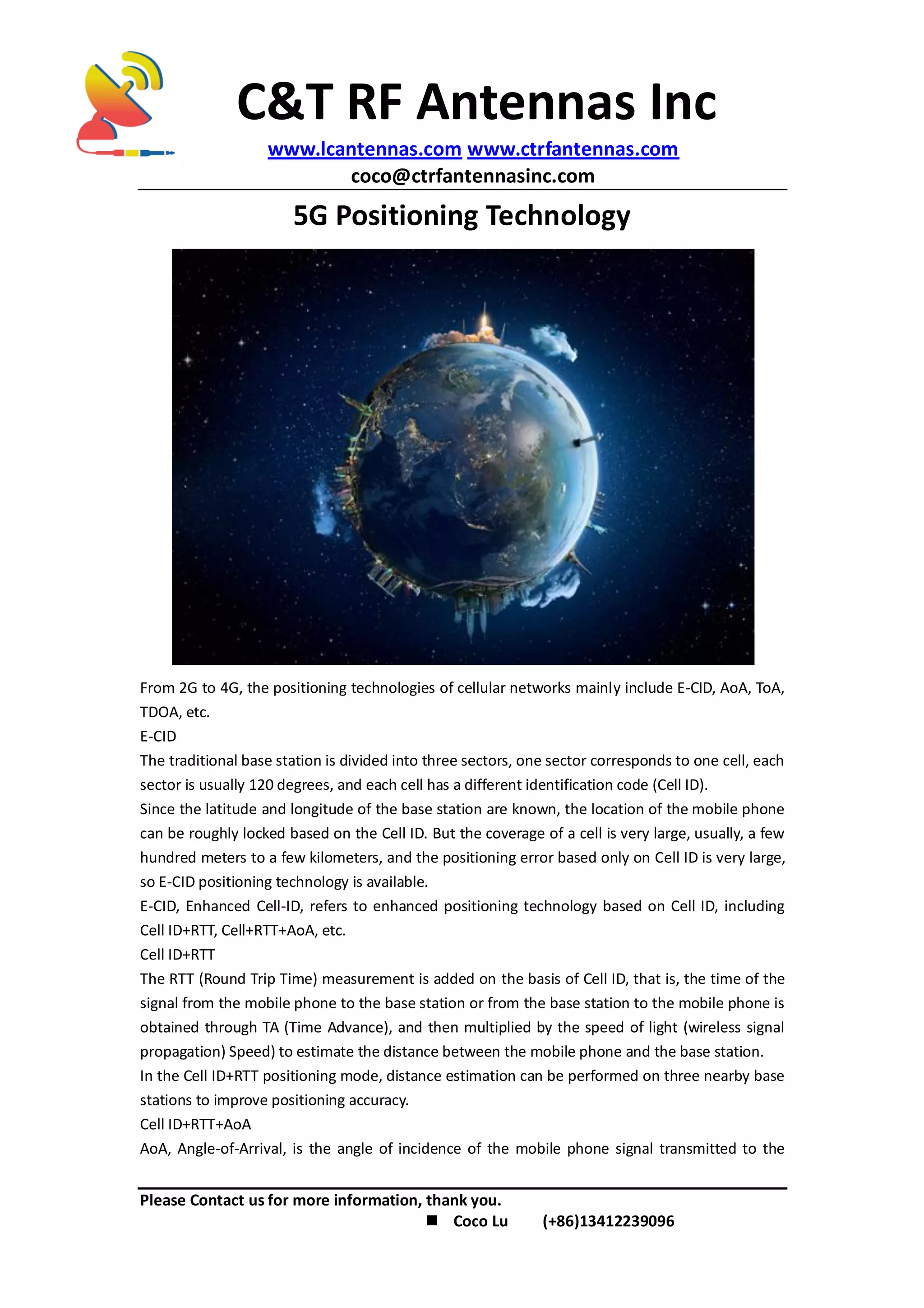 5G positioning technology | PDF