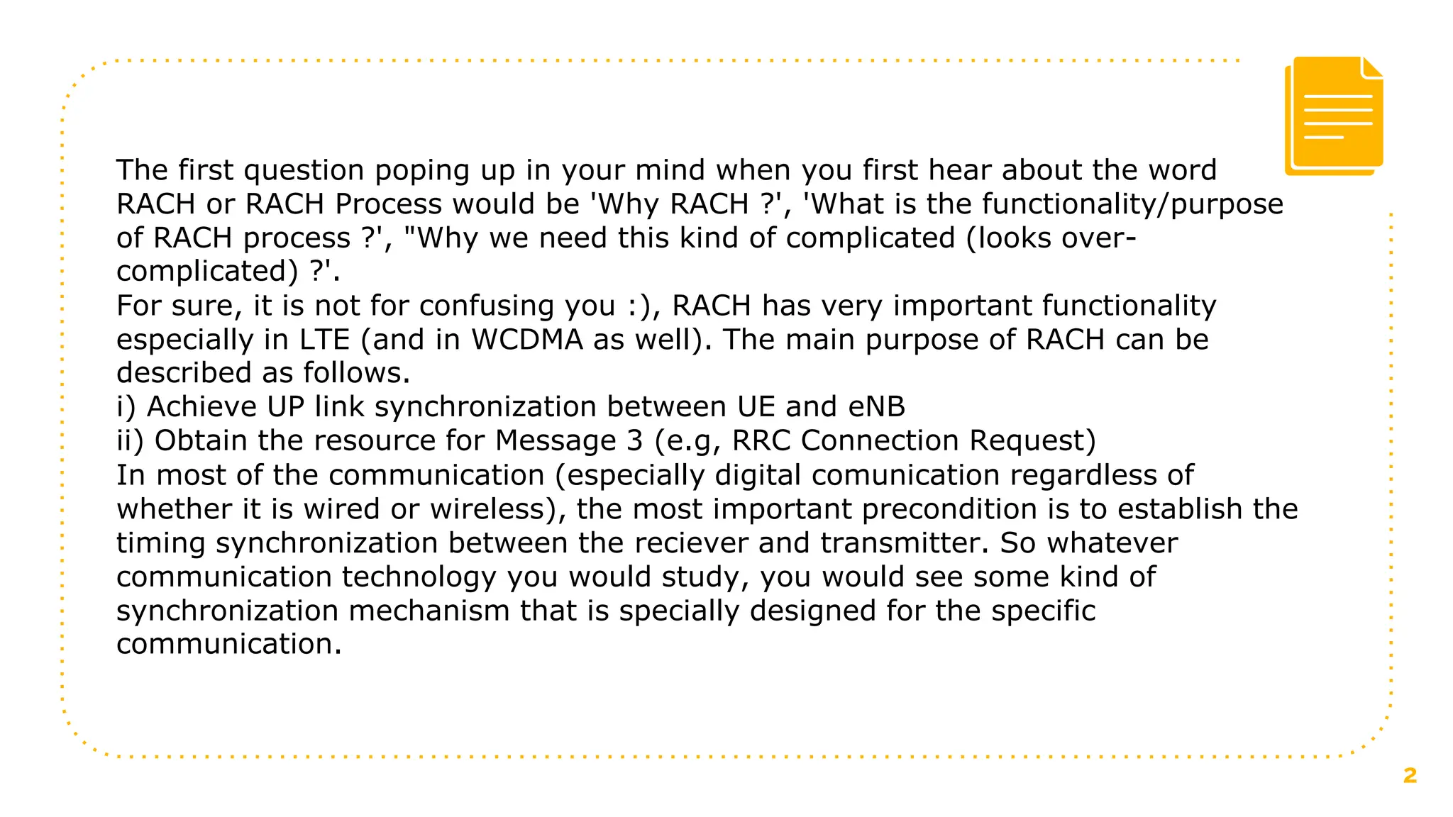 5G PRACH Document-KPIs Improvemnt and understanding | PDF