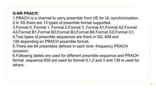 5G PRACH Document-KPIs Improvemnt and understanding | PDF