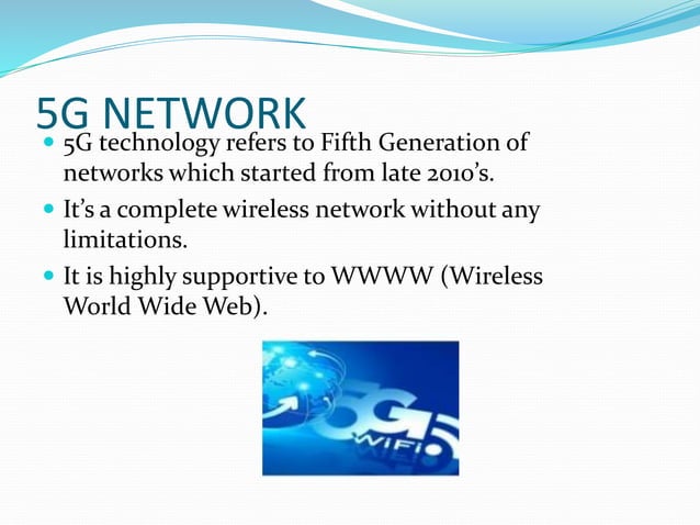 5G technology | PPTX | Computer Networking | Computing