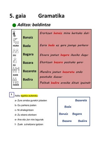 5gramatika baldintza | PDF