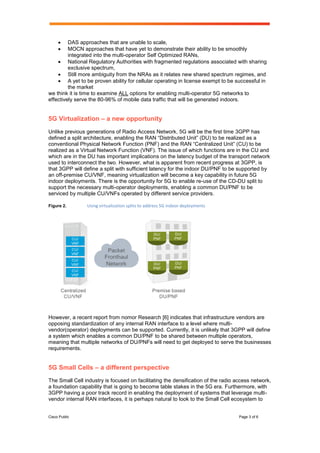 [Whitepaper] Cisco Vision: 5G - THRIVING INDOORS | PDF