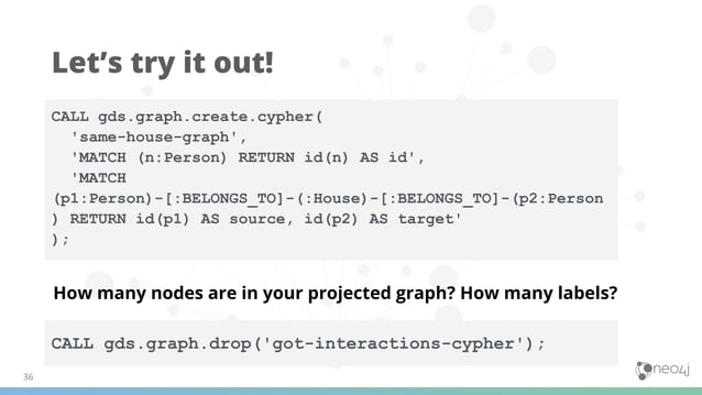 Neo4j Graph Data Science Training - June 9 & 10 - Slides #5 - Graph ...