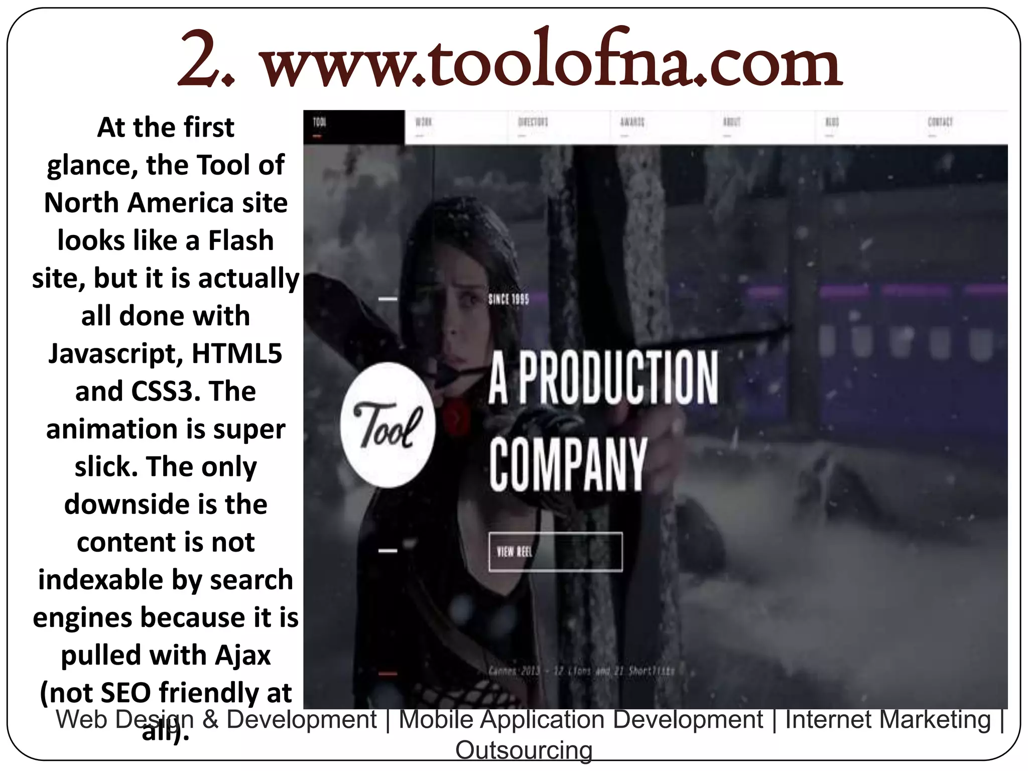 5 Great Interactive Websites | Keyideas Infotech | PPT