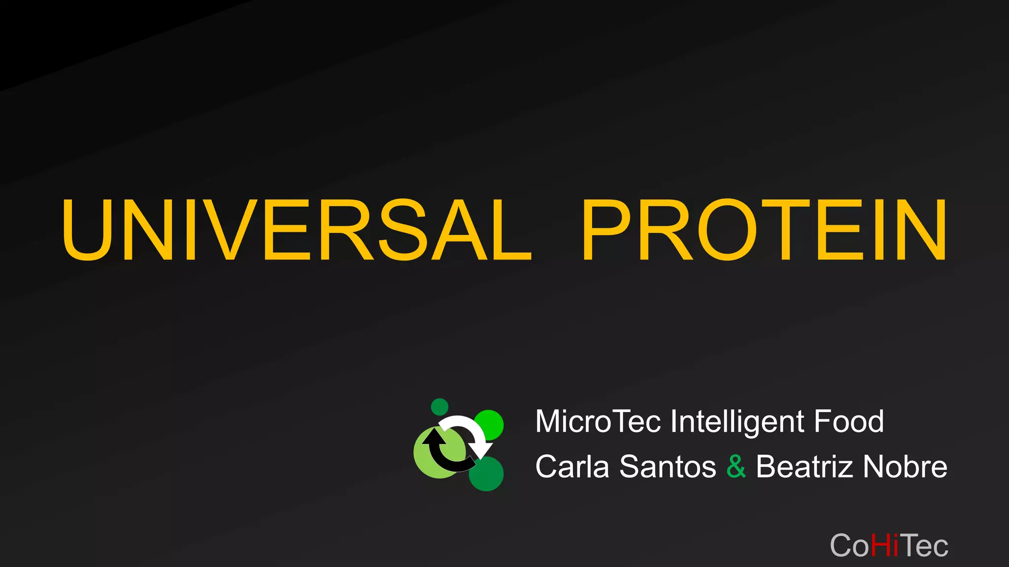 Caixa Empreender Award 2016| Green - MicroTec (Cohitec) | PPT