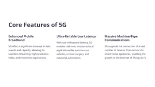 5G REVOLUTION tranformation from 1 g to 5g.pptx | Internet | Computing