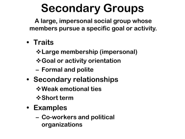 Groups and Organization | PPT