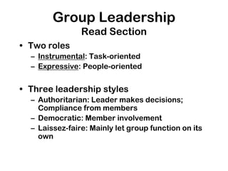 Groups and Organization | PDF